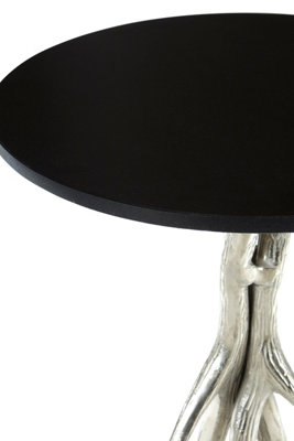 Interiors by Premier Antler Base Round Table, Monochrome Side Table ...
