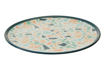 Interiors by Premier Assorted Terrazzo Side Plate, Durably Constructed ...