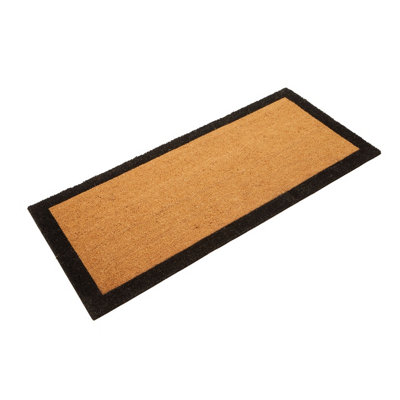 Interiors by Premier Black Border Extra Large Doormat