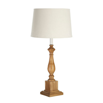 Interiors by Premier Candle Table Lamp with Square Base | DIY at B&Q