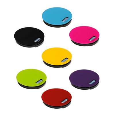 Interiors By Premier Compact Hot Pink Glass Kitchen Scale - 2kg ...