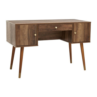 Interiors By premier Contemporary Design Two Door One Drawer Desk ...