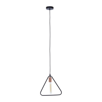 Interiors By Premier Contemporary Triangular Pendant Light, Lightweight ...