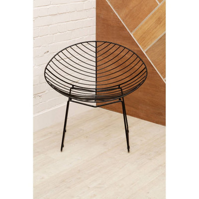 Round wire chair store