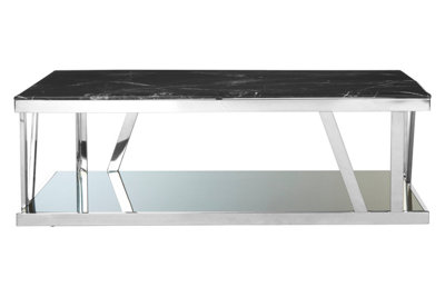 Interiors By Premier Durable Marble Top Coffee Table, Contemporary ...