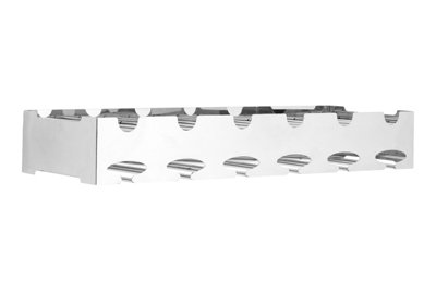 Shop Interiors By Premier Elegant 6 Bottle Silver Wide Wine Rack, Space ...
