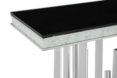 Interiors by Premier Eliza Silver Console Table