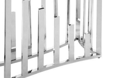 Interiors by Premier Eliza Silver Console Table