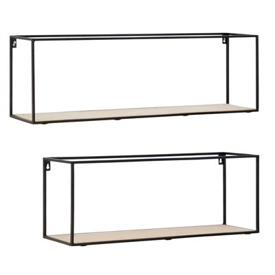 Interiors By Premier Functional Design Cuboid Shelves, Stylish Wall ...