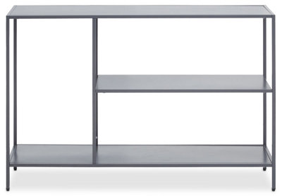 Interiors By Premier Functional Design Grey Metal Console Table ...