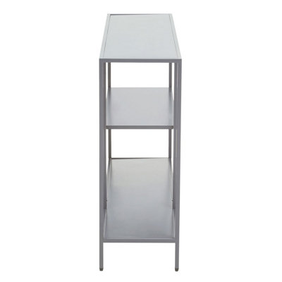 Interiors By Premier Functional Design Grey Metal Console Table ...