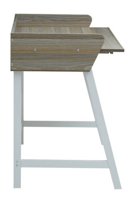 Interiors By Premier Functional Oak Desk,Minimal Office Desk,Computer ...
