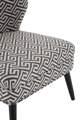 Interiors by Premier Greek Key design lounge chair