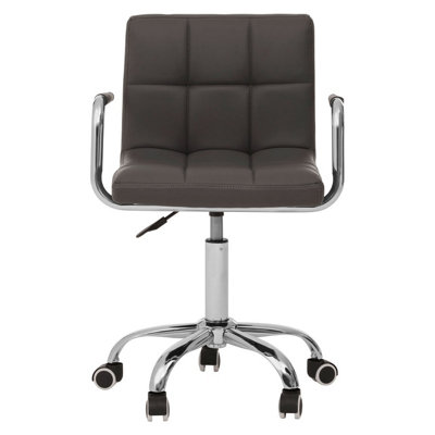 Interiors by Premier Grey Home Office Chair with Swivel Base