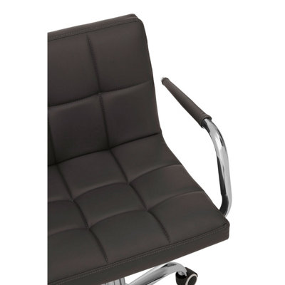 Interiors by Premier Grey Home Office Chair with Swivel Base