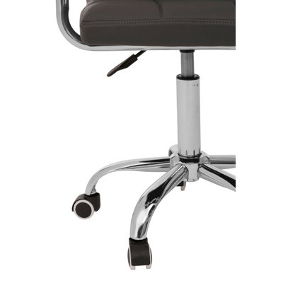 Interiors by Premier Grey Home Office Chair with Swivel Base