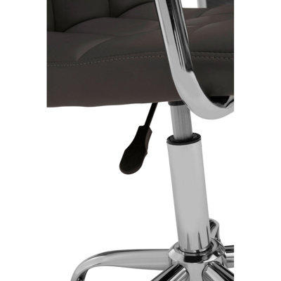 Interiors by Premier Grey Home Office Chair with Swivel Base