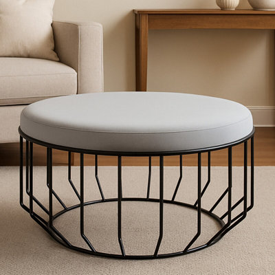 Interiors by Premier Hayes Round Cage Stool