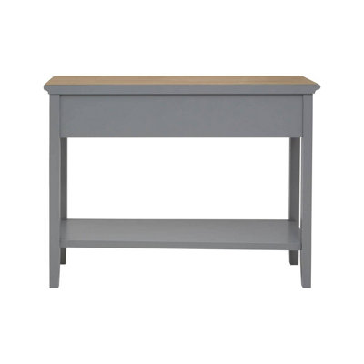 Interiors by Premier Henley Antique Grey Console Table