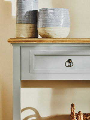 Interiors by Premier Henley Antique Grey Console Table