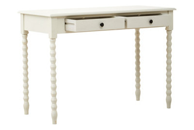 Interiors by Premier Heritage Two Drawer Ivory Desk