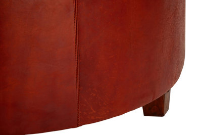 Interiors by Premier Inca Round Buttoned Stool
