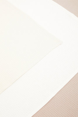 Interiors by Premier Kitchen Tea Towels Set of 3, Multi Pattern Cotton ...
