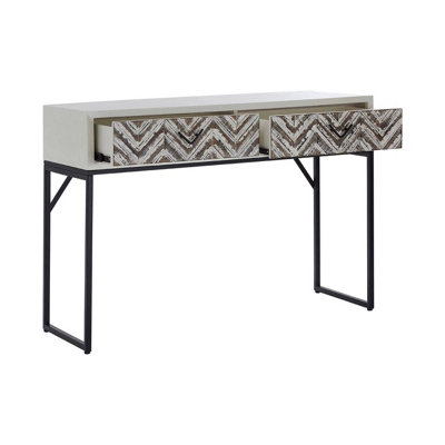 Interiors by Premier Lombok 2 Drawer Console Table