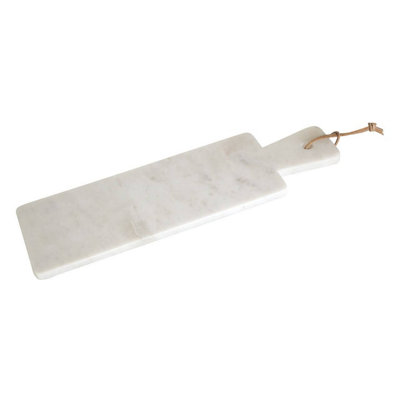 Interiors by Premier Marble Slim Rectangular Board, Elegant Natural ...