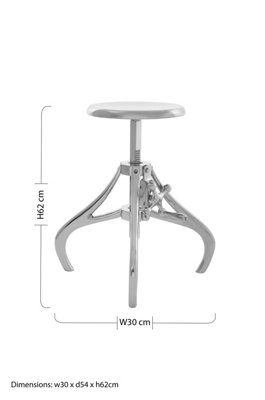 Interiors by Premier Maxi Crank Mechanism Stool