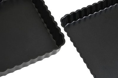 Interiors by Premier Non Stick Coated Set Of Two Fluted Cake Tins ...