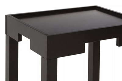 Small black corner table store