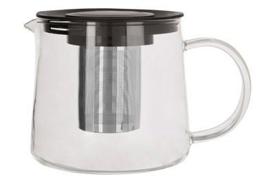 Interiors By Premier Premium 1000Ml Glass Heat Resistant Teapot ...