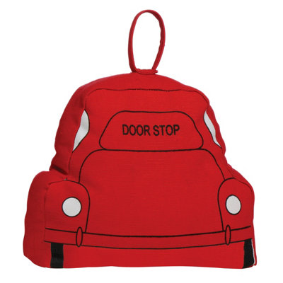 Interiors by Premier Red Fabric Car Door Stop