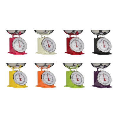 Interiors By Premier Retro Style 5Kg Purple Kitchen Scale, Premium ...