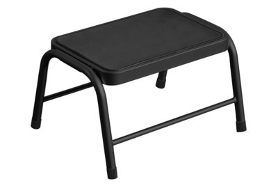 Interiors by Premier Rubber Stool Black Step