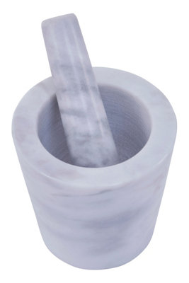 Interiors by Premier Salerno Grey Mortar And Pestle 250ml | DIY at B&Q