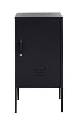 Interiors By Premier Secured Storage Of One Door Black Locker ...