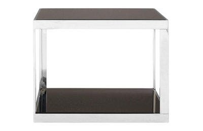 Interiors By Premier Sleek Allure Silver Finish Square Coffee Table ...