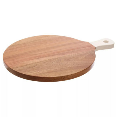 Interiors by Premier Socorro Chopping Board with Cream Handle | DIY at B&Q