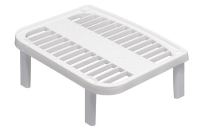 Interiors By Premier Stackable Kitchen Storage Shelf, Compact Plastic ...