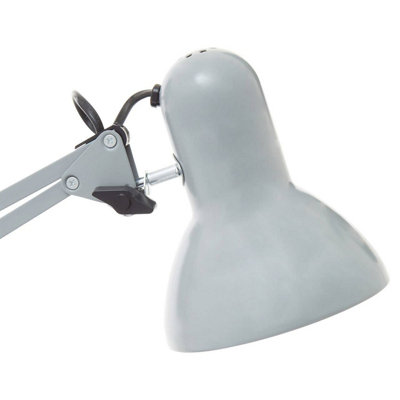 Interiors by Premier Studio Matte Grey Metal Desk Lamp, Adjustable ...