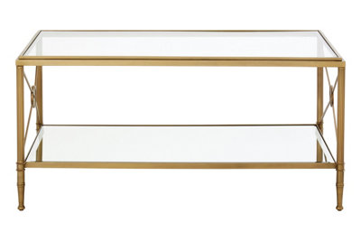 Interiors by Premier Stunning Design Coffee Table With Gold Finish ...