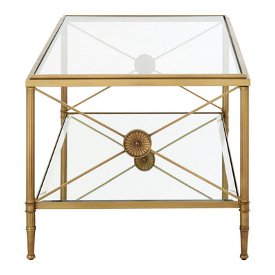 Interiors by Premier Stunning Design Coffee Table With Gold Finish ...