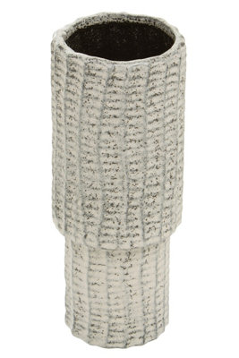 Interiors by Premier Textured Medium Vase, Contemporary Design Flower ...