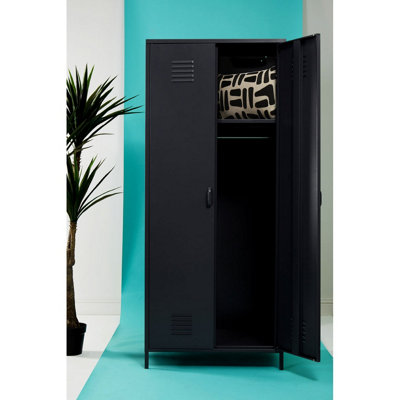 Interiors by Premier Two Door Black Wardrobe, Customized Organation by ...
