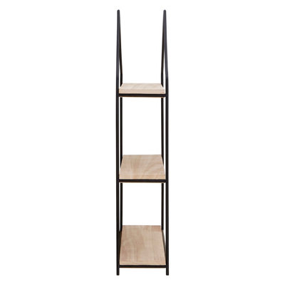 Buy Interiors By Premier Unique Shape 3 Tier Shelf Unit, Light Wooden ...