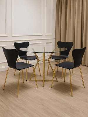 Interiors by Premier Versatile Dining Chair With Black Seat ...