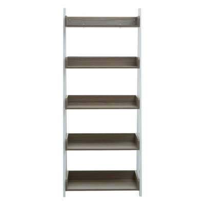 Interiors By Premier Versatile Five Tier Light Oak Shelf Unit, Ample ...