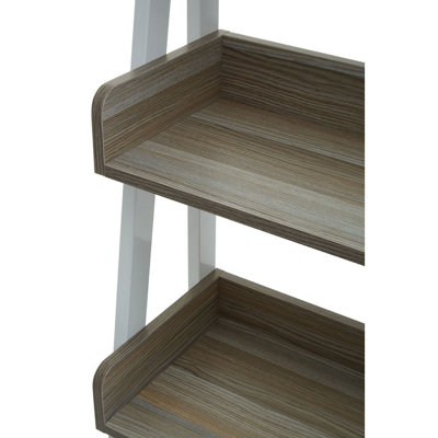 Interiors By Premier Versatile Five Tier Light Oak Shelf Unit, Ample ...